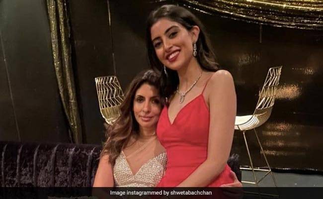 Navya Nanda Is Making Insta-Garam In Slit Gown. See Shweta's Reaction ...